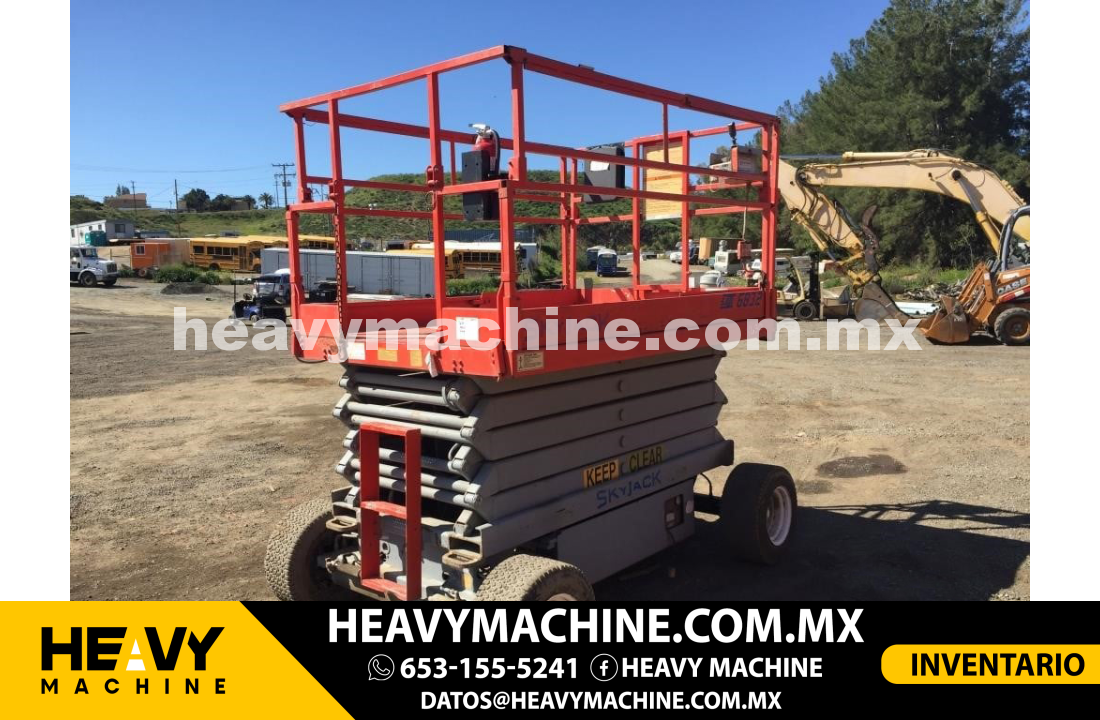 Equipo de elevación Tijera 1998 Sky Jack SJIII6832